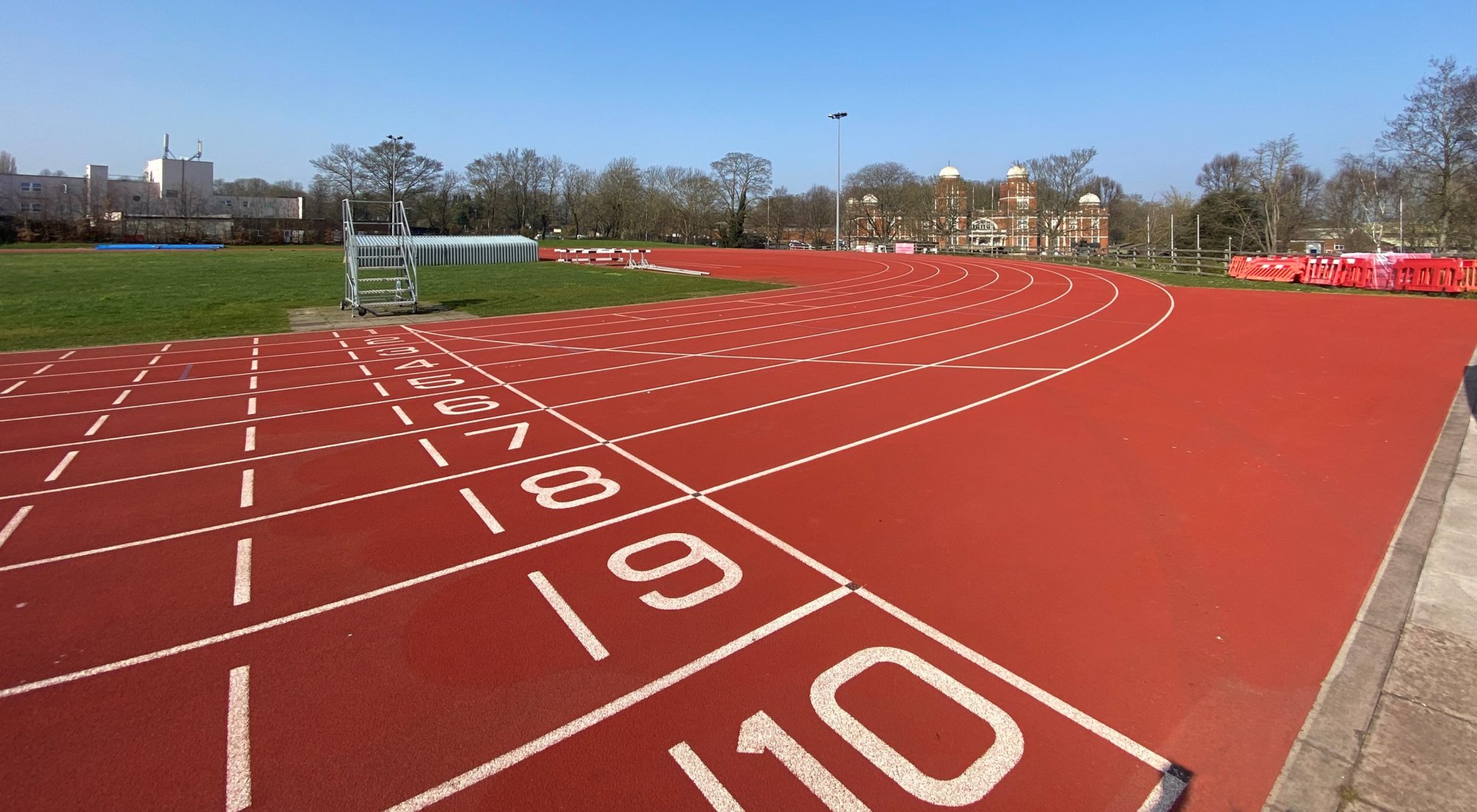Medway Park Track professionally cleaned - England Athletics