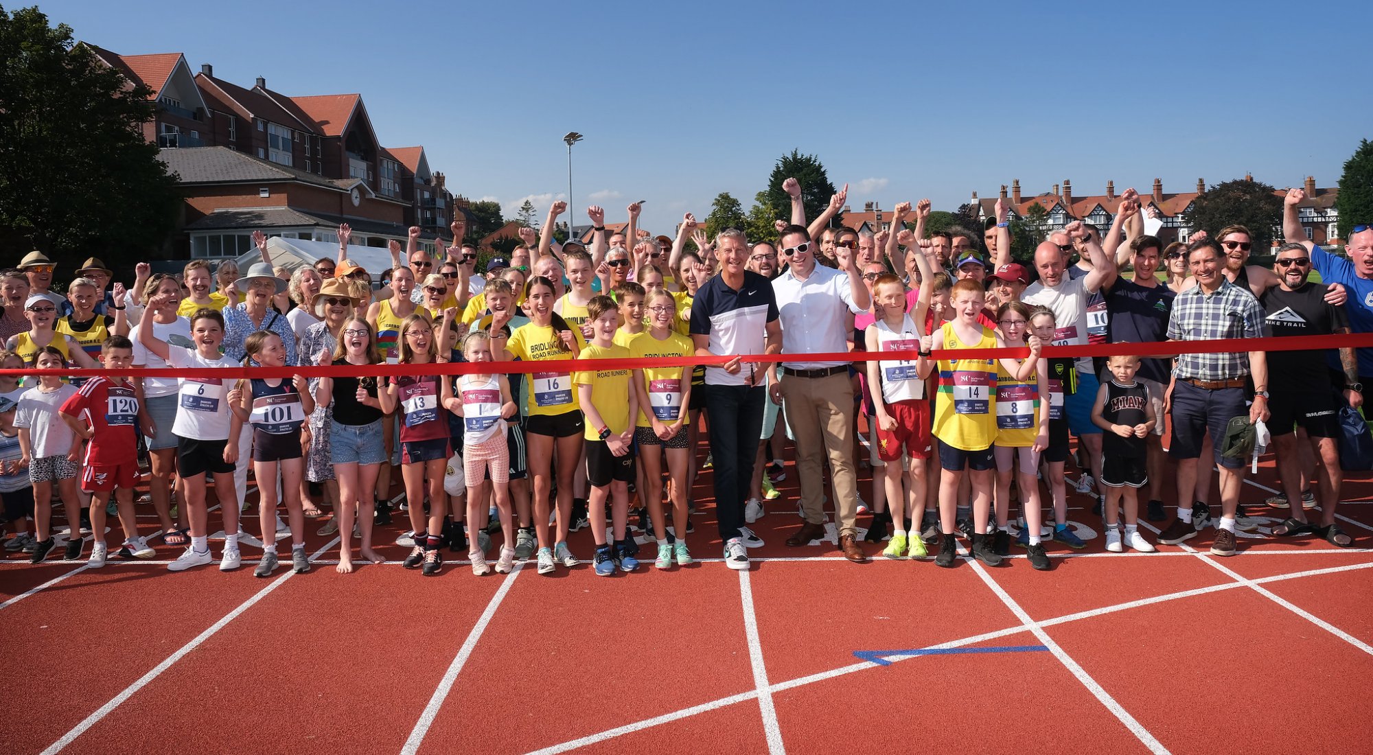 1500m legend Steve Cram opens new track facility in Scarborough ...