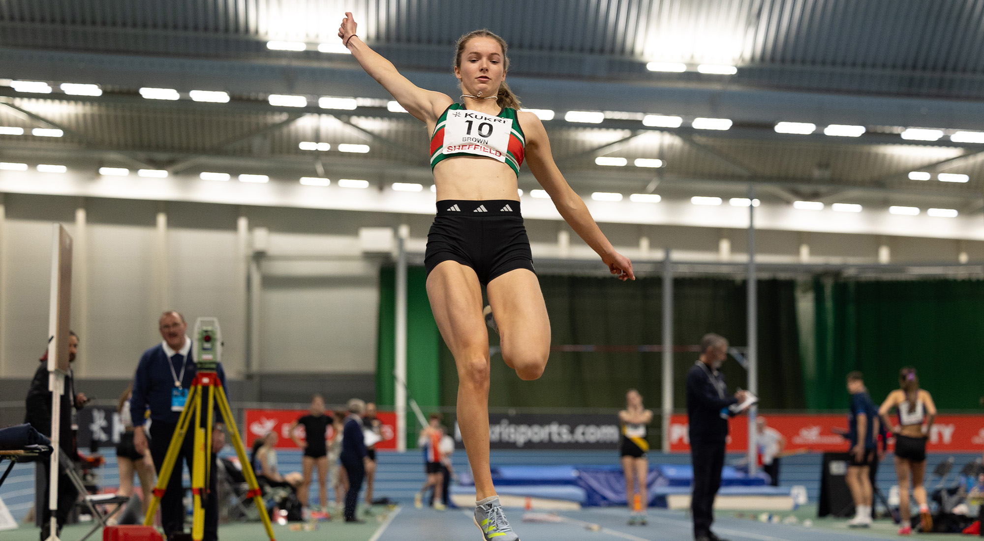 Brown turns to gold in the pentathlon - Day 1: England Athletics Senior ...