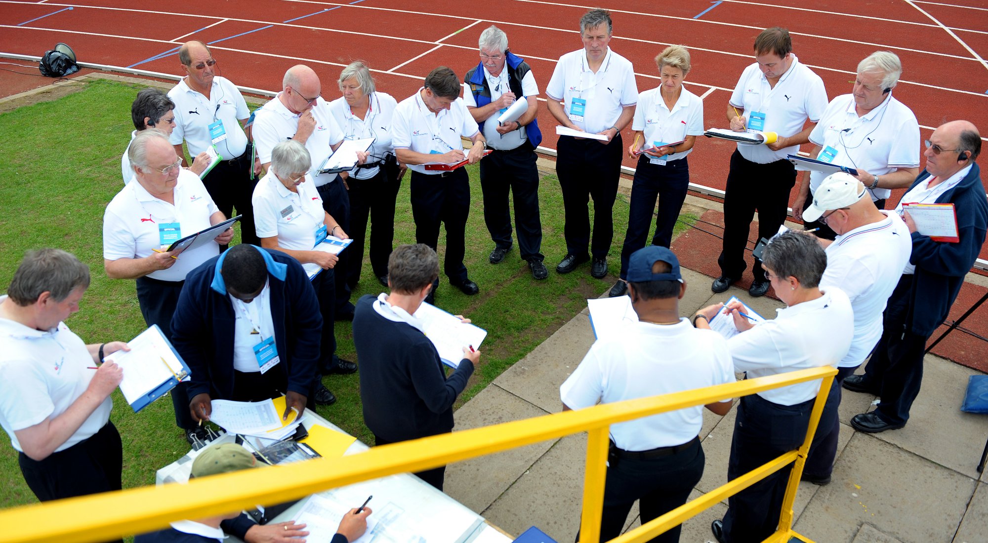 Celebrating the officials supporting our outdoor championships ...