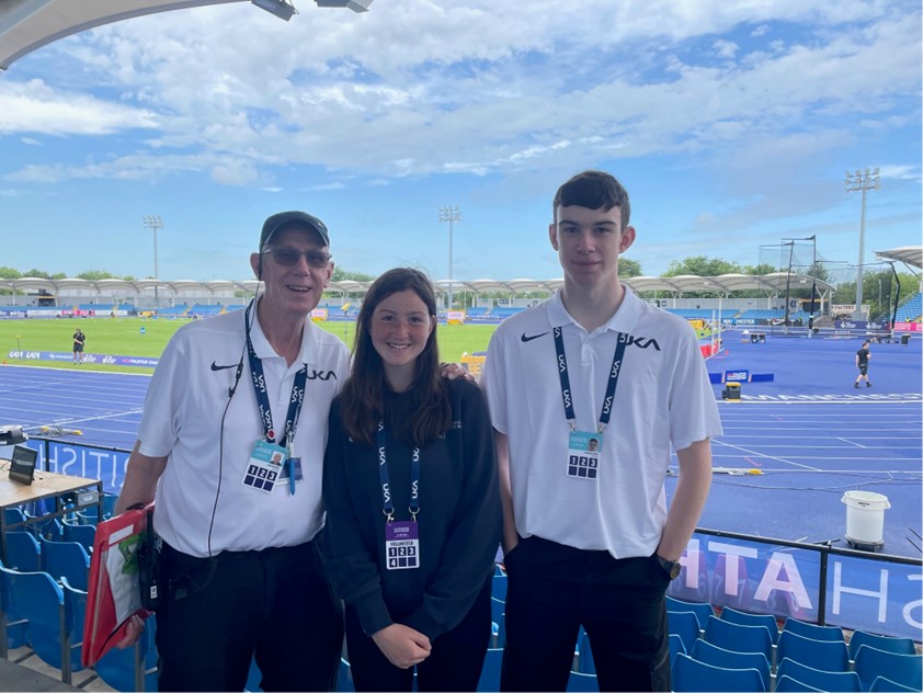 The Officiating Family - John, Tom and Kate - England Athletics