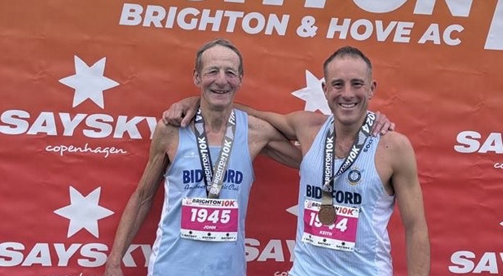 Dynamic duo: John and Keith Shapland earning England vests for all the family - England Athletics